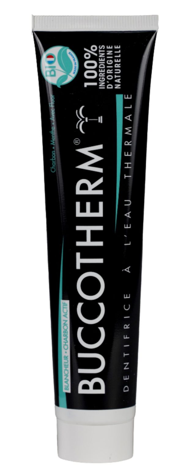 Dentifrice Blancheur au Charbon Actif certifié BIO - BuccoTherm Dentifrice Blancheur au Charbon Actif certifié BIO - BuccoTherm